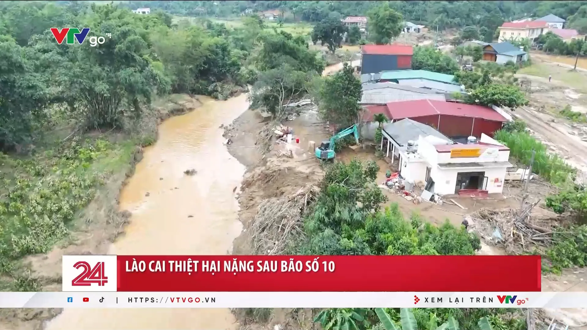 Lào Cai thiệt hại nặng sau bão số 10 | Chuyển động 24h | VTVgo