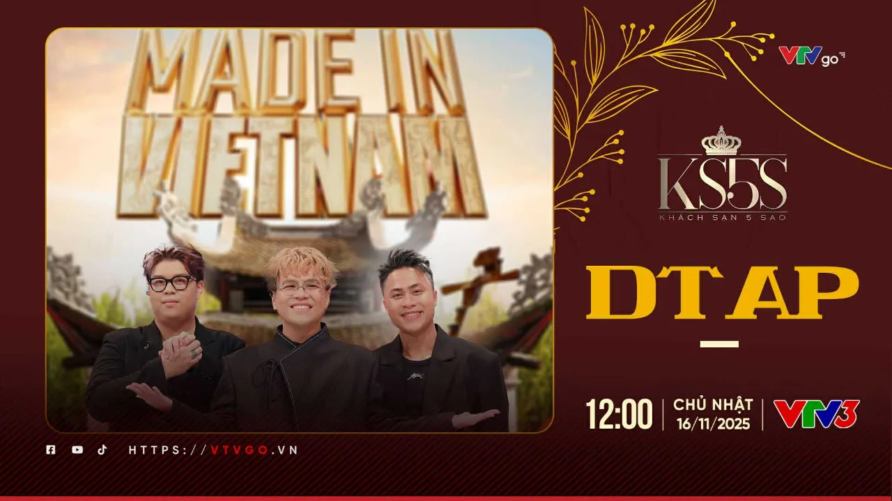 Khách sạn 5 sao | 16/11/2025 | Nhóm sản xuất âm nhạc DTAP | VTVgo