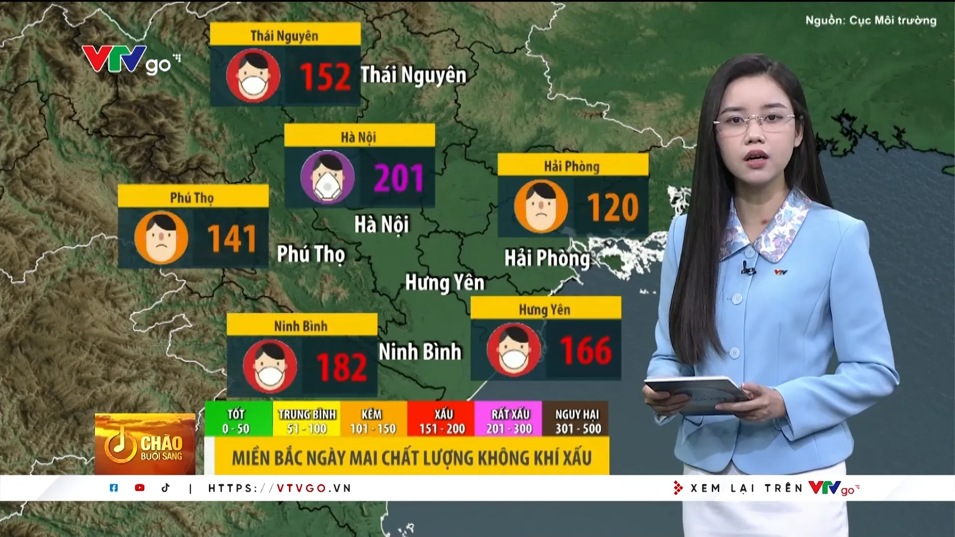 Miền Bắc ngày mai chất lượng không khí xấu | Cập nhật sáng 15/12/2025 ...
